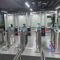 China Stat-Check 3-Arm Rotating Barrier ESD Safety Turnstile for Semiconductor Plant and PCB Assembly Line CE for sale