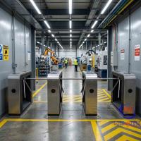 China Intelligent Plant Tripod Turnstile Shift Management Real-name Entry for Manufacturing Workshop and Production Unit CE for sale