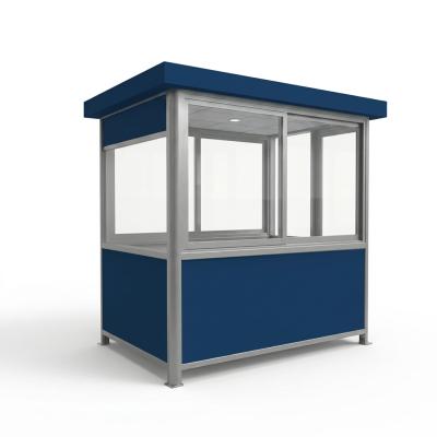 China Suitable For Outdoor Security Posts Security Guard House With Roof Material High Steel Plate Approximately 200 500 Kg Depending On Size Material for sale