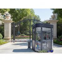 China 30 to 60 degrees Celsius Security Guard House with Steel Aluminum Wood Composite Panels Weight Approximately 200 to 500 Kilograms for sale