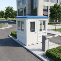 China Steel Plate Roof Security Guard House Approximately 200 to 500 Kilograms Weight Designed for Security Applications for sale