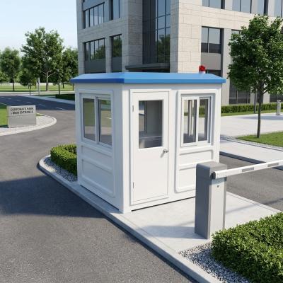 China Steel Plate Roof Security Guard House Approximately 200 to 500 Kilograms Weight Designed for Security Applications for sale
