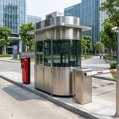 China IP54 Waterproof Rating Security Guard House with Drainage System Electricity Fittings Operating Between Minus 30 and 60 Degrees Celsius for sale
