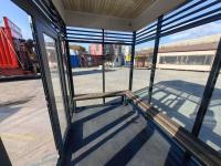China Outdoor Steel Frame Prefabricated Security Portable Modular Smoking Room Long Lifetime for sale