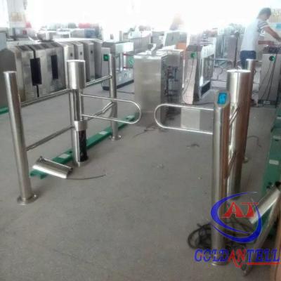 China Customer Flow Guidance Barrier SUS304 Swing Gate for Hypermarket and Grocery Shop Entry Contactless ID Integration CE for sale