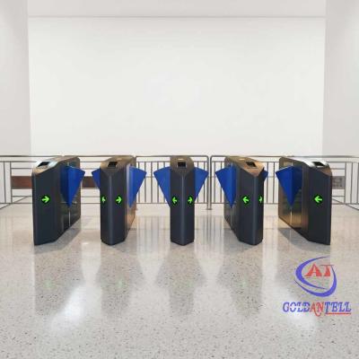 China Contactless Entryway Flap Barrier AI Multi-modal Biometric Face Access for Digital Tourist Hub and Municipal Hall CE for sale