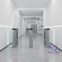 China ADA Compliant Wide Lane Swing Turnstile AI Anti-tailgating Speed Gate for Wheelchair and High-Security Public Entrance CE for sale