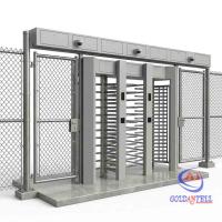 China Extra Wide Full Height Turnstile with LED People Counter Biometric Fingerprint for Stadium Crowd Control and Site CE for sale