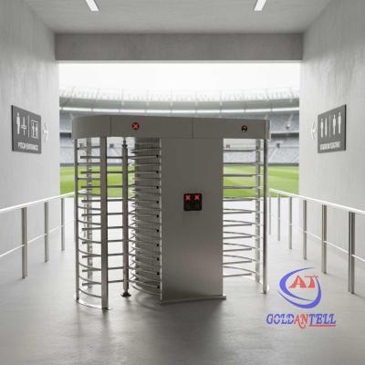 China Heavy Duty SUS304 Anti-climb Full Height Turnstile Vandal-proof Security Gate for Prison and Correctional Facility CE for sale