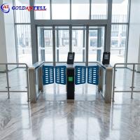 China High Standard Anti Tailing Face Recognition RFID Access Automatic Swing Door Barrier for sale