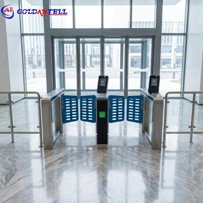 China High Standard Anti Tailing Face Recognition RFID Access Automatic Swing Door Barrier for sale