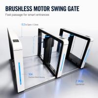 China QR Code Face Recognition Automatic Swing Barrier Speed Turnstile Card Membership Gym Office Building for sale