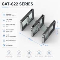 China Security RFID NFC Face Recognition Automatic Swing Door Barrier 2 Way Pedestrian Entrance for sale