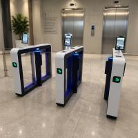 China QR Code Face Recognition Automatic Swing Barrier Speed Turnstile Card Membership Gym Office Building for sale