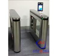 China One Way Entry Gates Facial Recognition Turnstile DC24V Brush Motor With Multi Function for sale