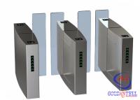 China Automatic Pedestrian Sliding Speed Gate Turnstile IP54 For Access Control System for sale