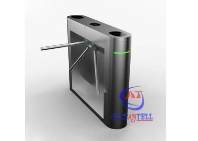 China Three Passage Ways Tripod Turnstile Gate Biometric Time Attendance Bidirectional for sale