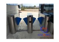 China Half Height Portable Security Turnstile Gate Lock 304 SS With Rfid Coins Acceptor for sale