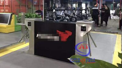 China 304 SS Pedestrian Turnstile Gate Swimming Pool Safety Controlled Card Operated for sale