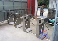 China Waterproof Outdoor Vertical Tripod Turnstile Waist High RFID Card For Movie Theaters for sale
