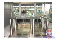 China Automatic Access Control System face recognition temperature indicator turnstile for sale