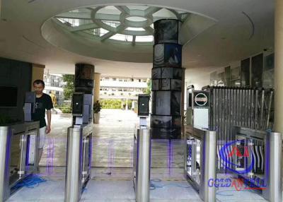 China Contactless face detection turnstile / Wifi Camera thermometer indicator Time Attendance Access Control Device for sale