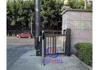 China Half height smart face barcode identify advertising equipment turnstiles for Commercial Parking Lots for sale