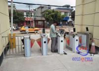 China Turnstile gate thermo Body Temperature 1080P imaging infrared flap style manual guide door for sale