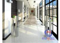 China Portable 90cm entry channel optical swing Barrier Gate / Heavy Traffic cylindrical speed gate for sale