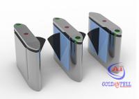 China Optical Sensors 0.6s Retractable Flap Barrier Gate Anti Tailgating for sale