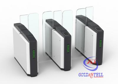 China Rfid Reader Sliding Speed Gate Turnstile With Fingerprint for sale
