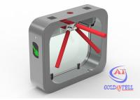 China 2 Channels Contactless Infrared Anti Jump Tripod Turnstile Gate for sale