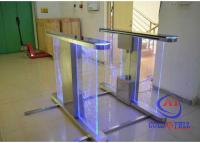 China SS304 Card Dispenser Remote Control 0.2s Swing Barrier Gate for sale