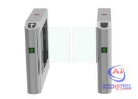 China Access Control 2.2m Swing Barrier Gate Mechanism Half Height Turnstile for sale