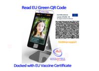China USB2.0 Qr Code Face Thermal Scanner For Italian German Spanish French for sale