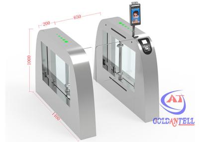 China Safety Access Control Facial Recognition Turnstile High Security With Thermal Camera for sale
