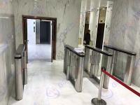 China Full Automatic RFID Turnstile 90CM Wide Passing For Security for sale
