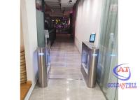China Pedestrian Facial Recognition Turnstile Automatic Bi Directional For Office Building for sale