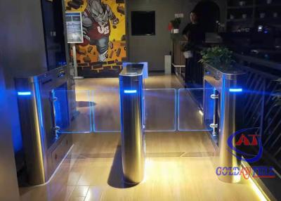 China Gym Security Swing Gate Turnstile Waist High RFID Access Control for sale