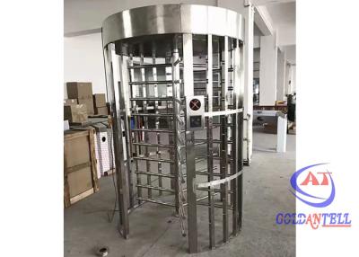 China Single Entrance Rotrary Full Hight Turnstile Gate 304 Stainless Steel For Prison for sale