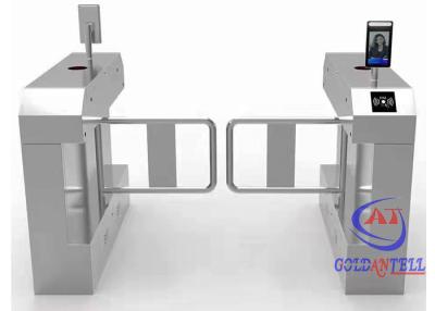 China Anti Crush Optical Facial Recognition Turnstile Swing Barrier Gate For Toilet for sale