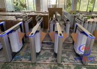 China Swimming Pool Flap Speed Turnstile Gate With Modern Infrared Camera Passage for sale