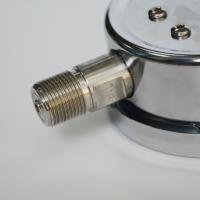 China 160MPa Stainless Steel Liquid Filled Pressure Gauge 100mm Radial Bourdon Tube Manometer EN 837-1 for sale