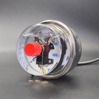 China OEM ODM Electric Contact Pressure Gauge 63mm SS304 Silicone Oil Filled Pressure Gauge for sale