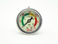 China OEM ODM Glow In The Dark Pressure Gauge 400Bar 6000 Psi Industrial Pressure Gauge for sale