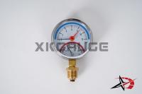 China Temperature & Pressure Gauge 63mm 12 Bar 120°C HVAC Boiler Combined Gauge for sale
