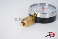 China Temperature & Pressure Gauge 63mm 12 Bar 120°C HVAC Boiler Combined Gauge for sale