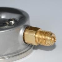 China Stainless Steel Radial Pressure Gauge 60mm For Hydraulic / Air / Industrial Applications for sale
