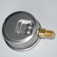 China Stainless Steel Radial Pressure Gauge 60mm For Hydraulic / Air / Industrial Applications for sale