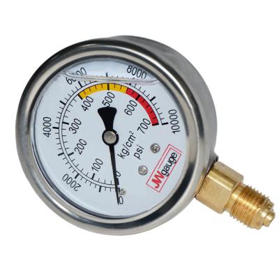 China Stainless Steel Radial Pressure Gauge 60mm For Hydraulic / Air / Industrial Applications for sale